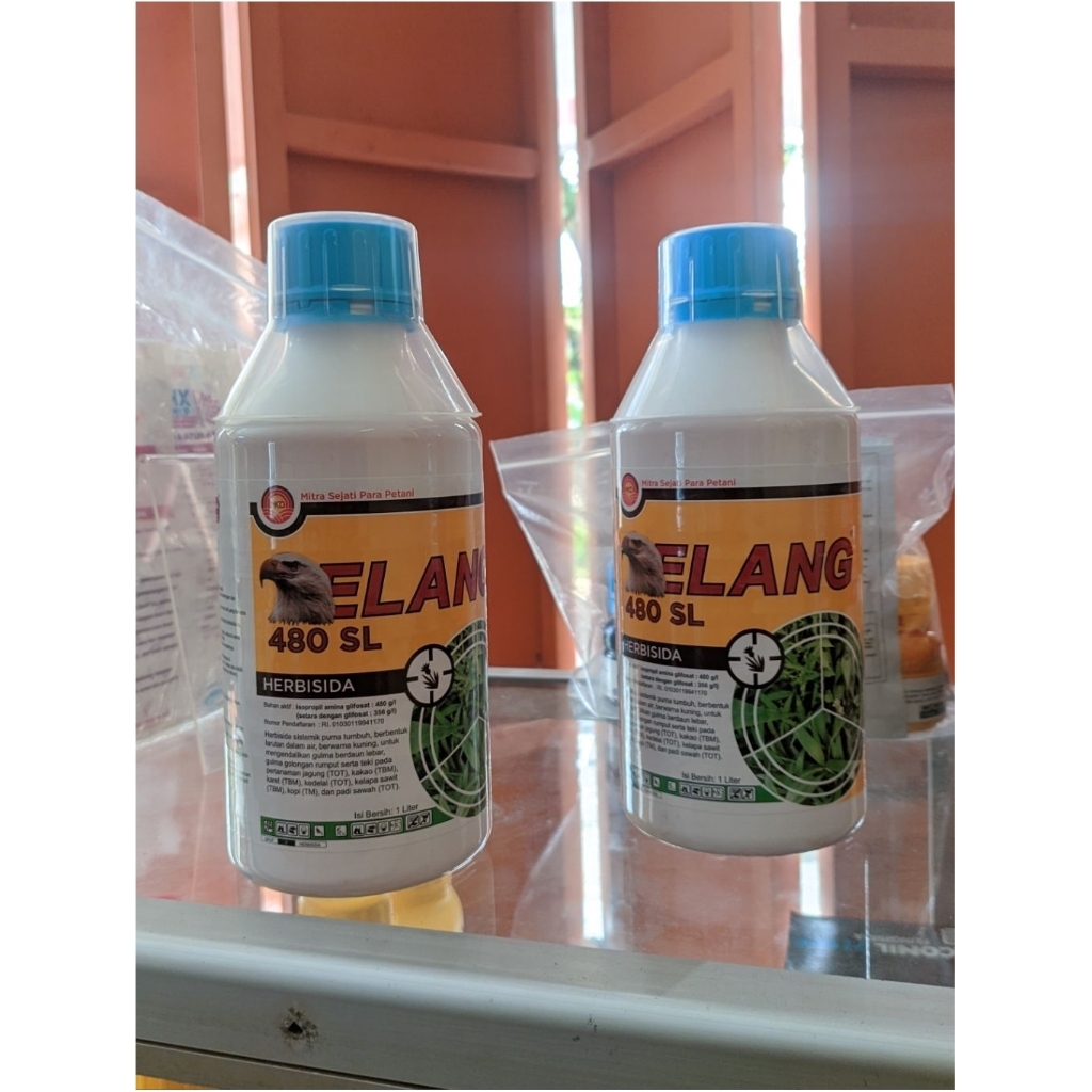 Jual Herbisida Sistemik Elang 480SL Ba (IPA Glifosat) kemasan 1L ...