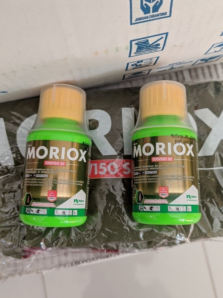 Jual Moriox 100/150sc Insektisida pembasmi Hama Wereng & Thrips pada ...