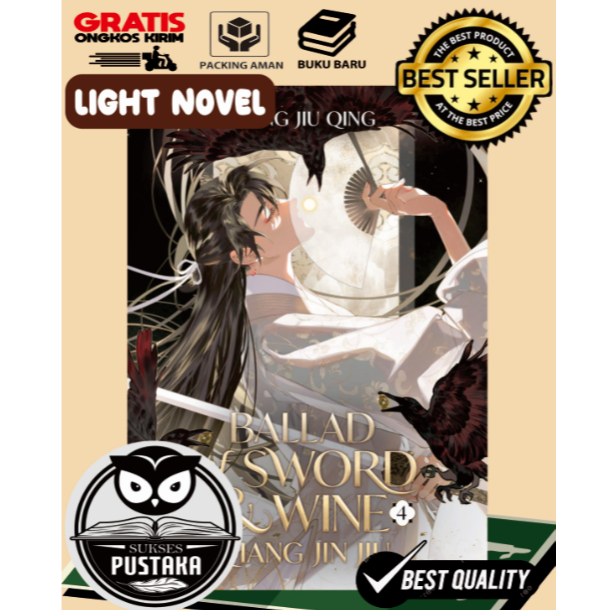 Jual [ENGLISH] LIGHT NOV BALLAD OF SWORD AND WINE VOLUME 4 QIANG JIN ...