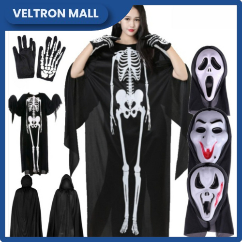 Jual Kostum Helloween Baju Kerangka Manusia Dewasa Suit Pesta Kostum ...