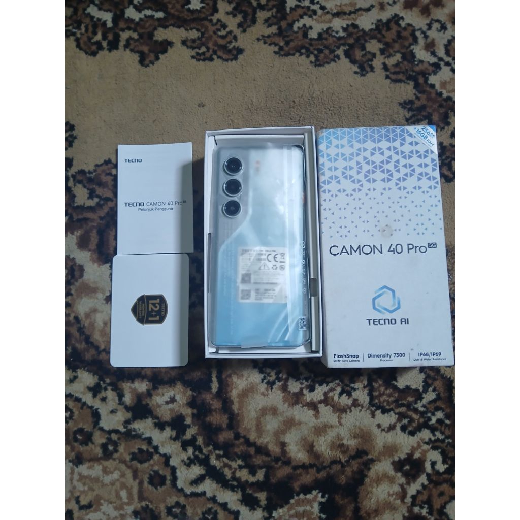 Jual TECHNO CAMON 40 PRO 5G RAM 8+5/256GB, KAMERA 50M IOS+8M, KAMERA ...