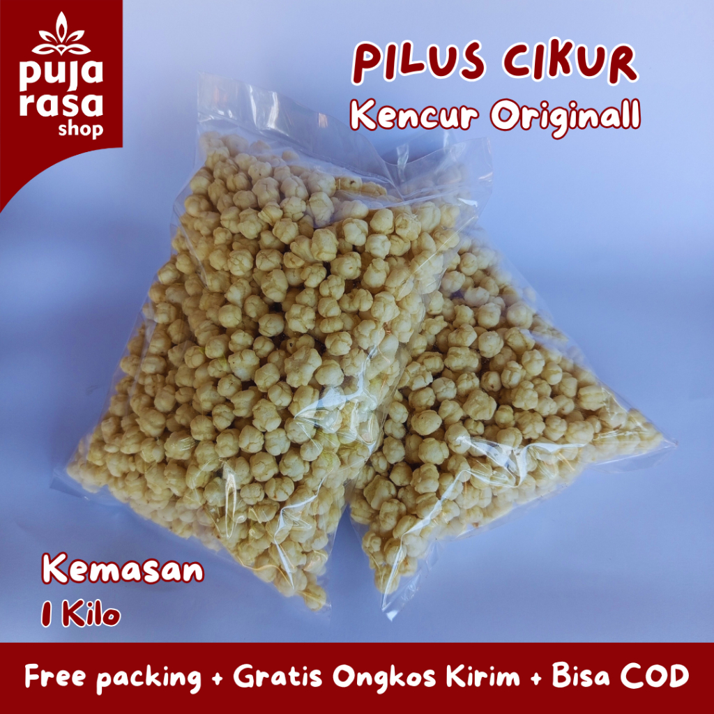 Jual PILUS CIKUR RASA KENCUR ORIGINAL PASTI RENYAH GURIH POLL 1 KG ...