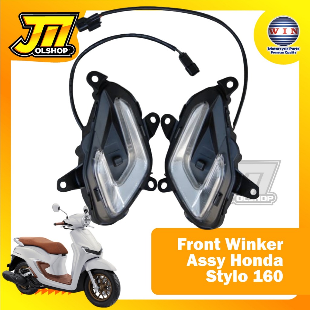 Jual Front Winker Assy Honda Stylo 160 + Led Merk Win Paling laris ...