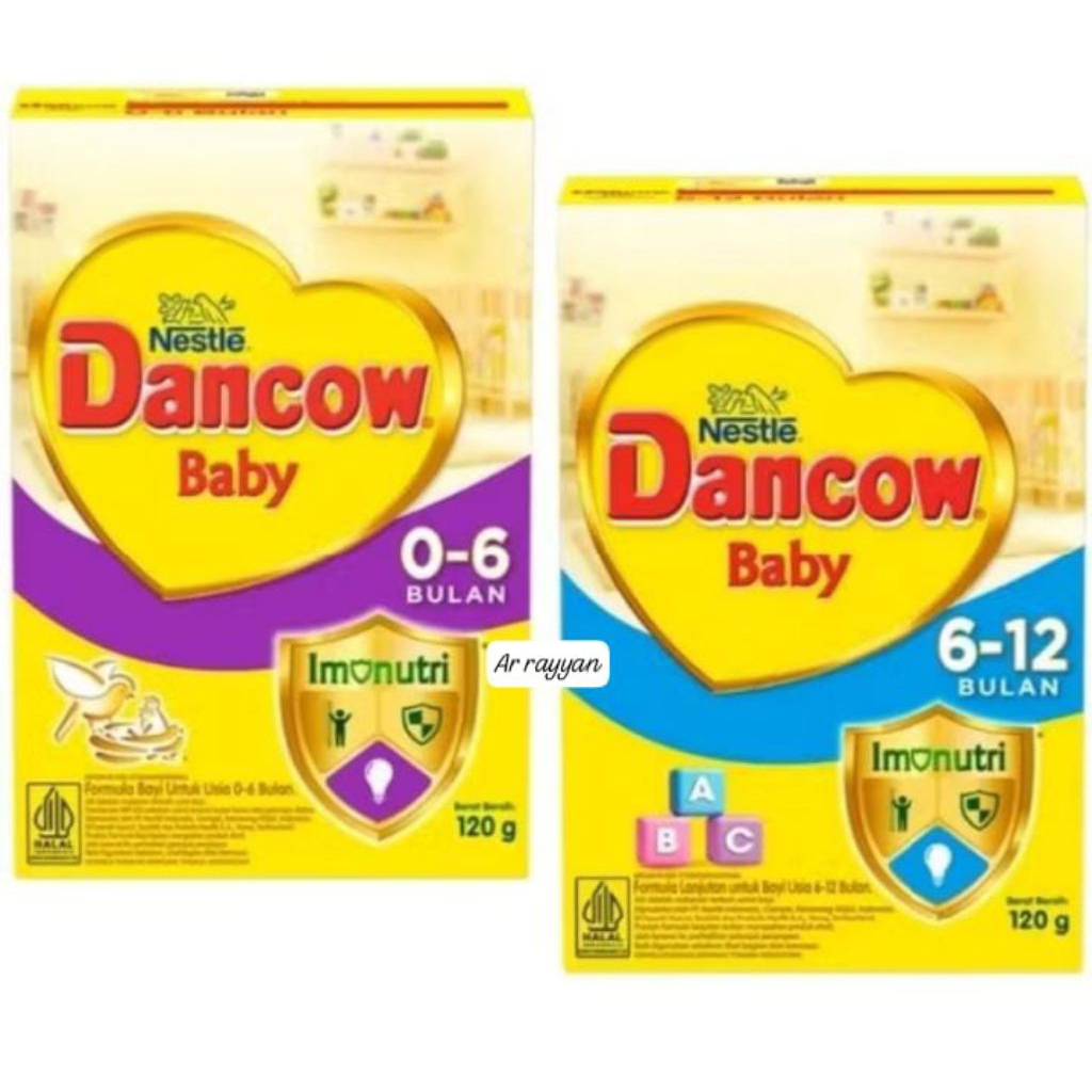 Jual susu bubuk DANCOW 0-6 bulan //6 -12 bulan 120gr | Shopee Indonesia