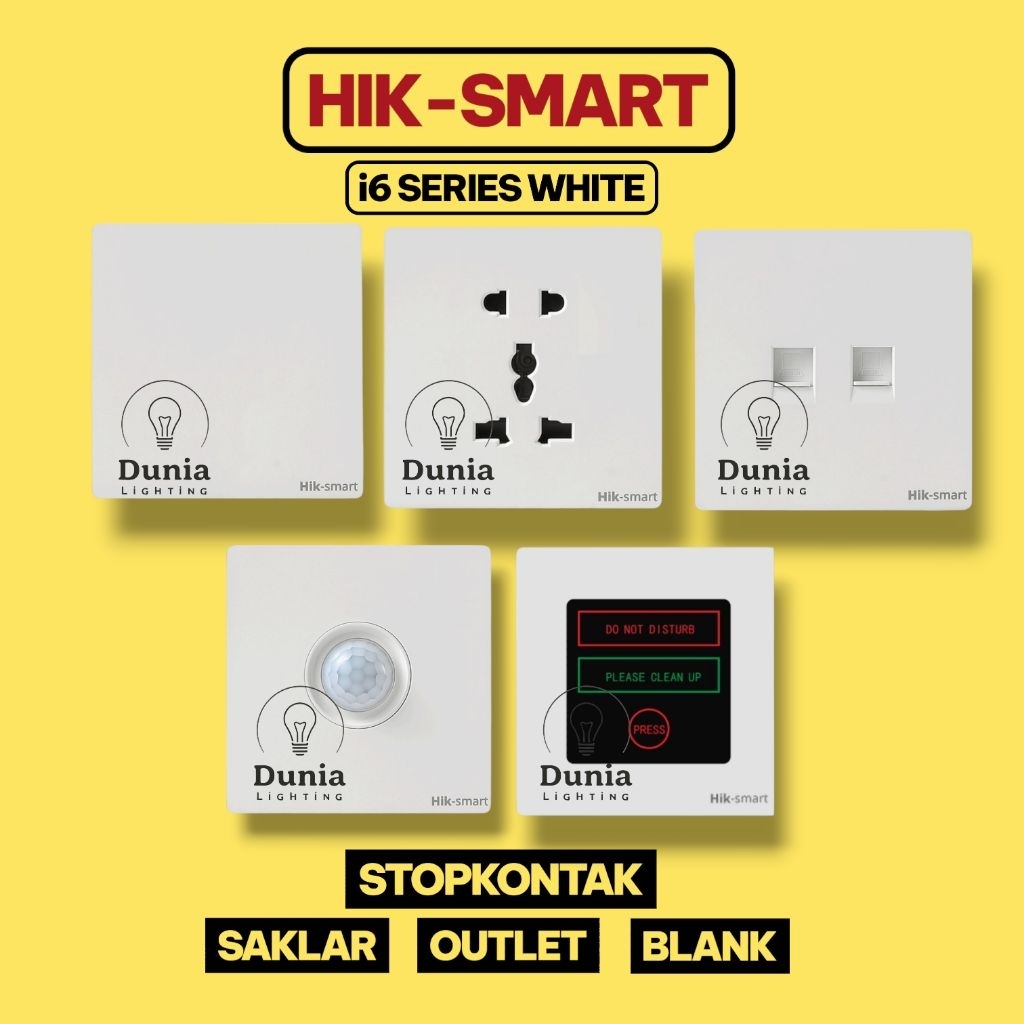 Jual HIK-SMART PUTIH Saklar Triple Seri Engkel StopKontak Outlet ...