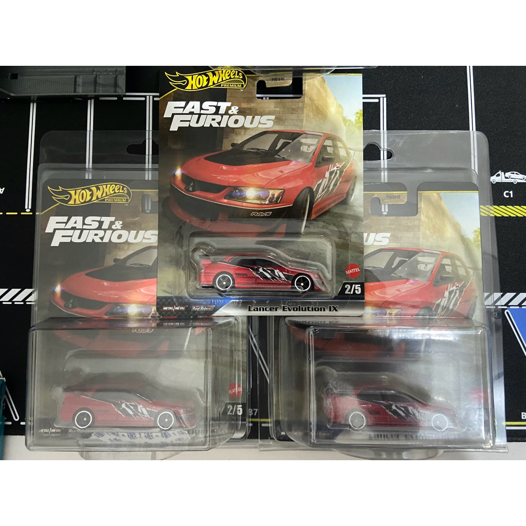 Jual Hotwheels Premium Mitsubishi Lancer Evolution IX Fast and Furious ...