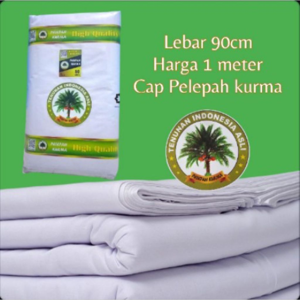 Jual Kain kafan meteran - Kain kafan 1 meter Lebar 90cm - Kain kafan ...