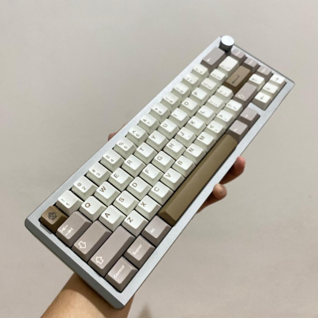 Jual Noir Spade 65 VIA/QMK - Titanium Grey (KTT KU Orange Switch ...