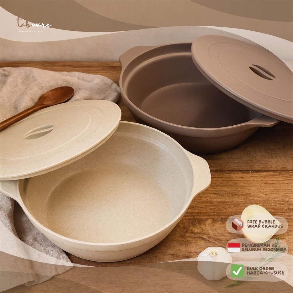 Jual (1pc) TABWARE Mangkok Kuah/Saji Besar Melamine dengan Handle dan ...