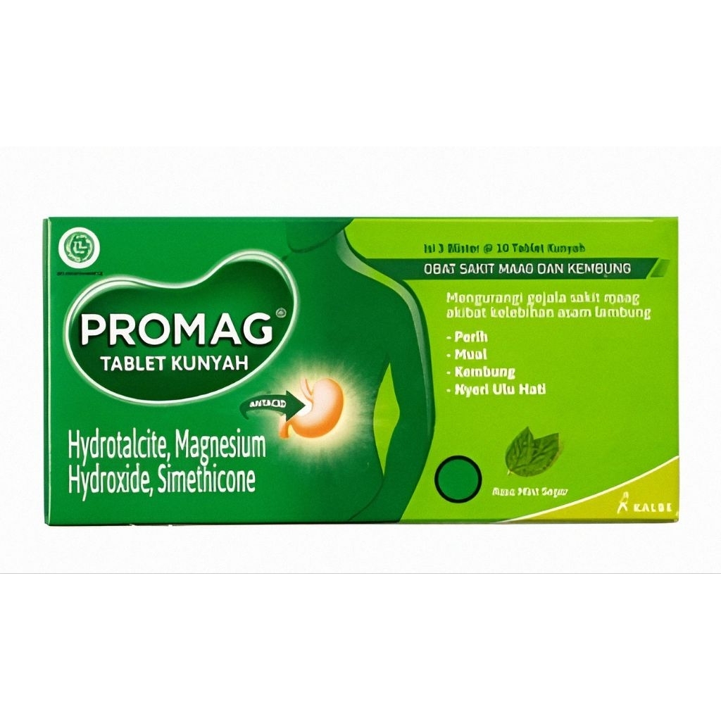 Jual PROMAG TABLET KUNYAH (1 BOX ISI 3 STRIP 30 TABLET) | Shopee Indonesia