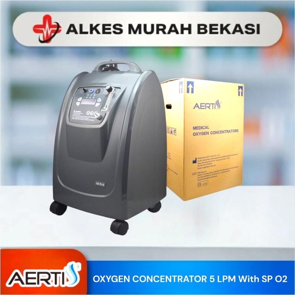 Jual AERTI OKSYGEN CONCENTRATOR 5 LPM Dengan SP O2 | Shopee Indonesia