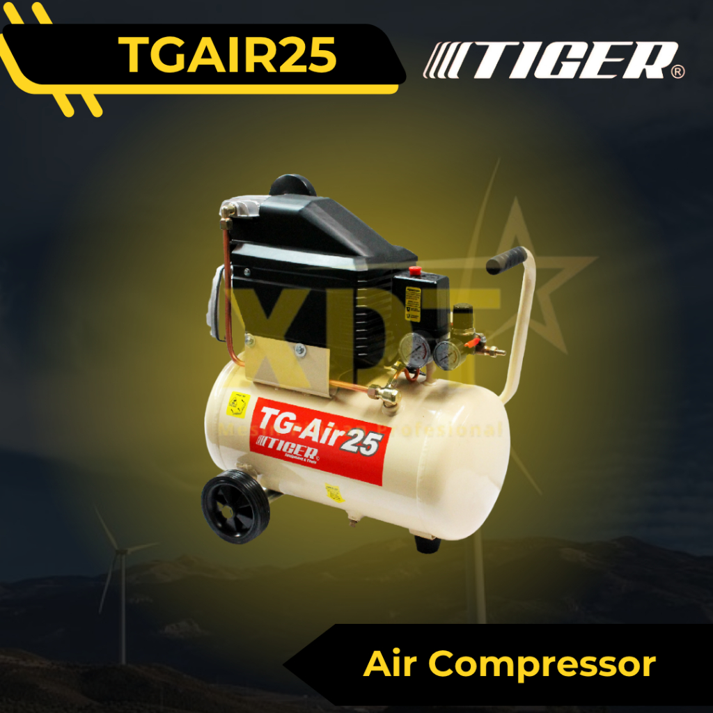 Jual Tiger TGAIR25 Mesin Kompresor Angin Udara Air Compressor Portable ...