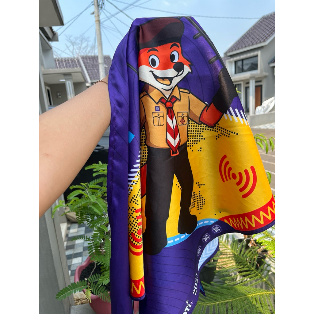 Jual Scarf Jotq joti rubah pramuka design new by eva monika limited ...