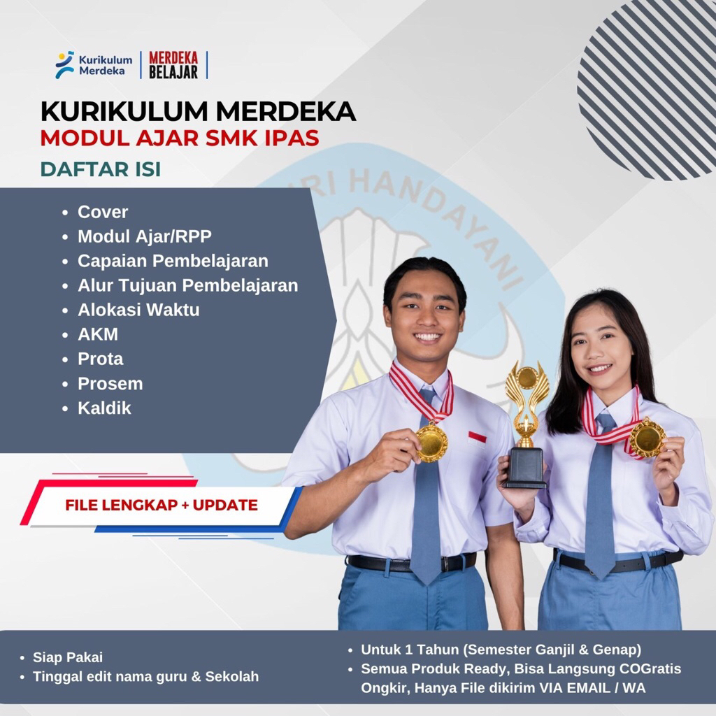 Jual [PAG_SMK] MODUL AJAR DEEP LEARNING IPAS SMK KELAS X | Shopee Indonesia