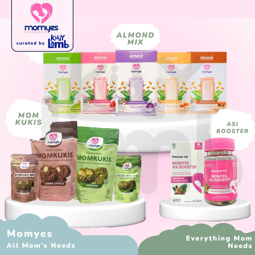 Jual Momyes All Mom's Need / Momkukis Almond Mix Asi Booster / Pelancar ...
