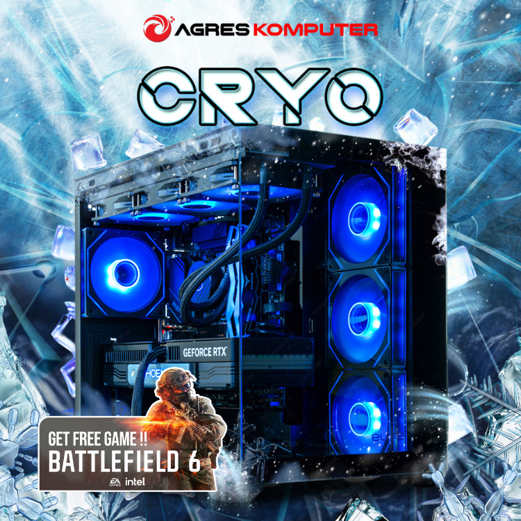 Jual [FREE GAME] AGRES CRYO PC ULTRA 7 265KF RTX 5080 16G/ 32GB 2TB ...