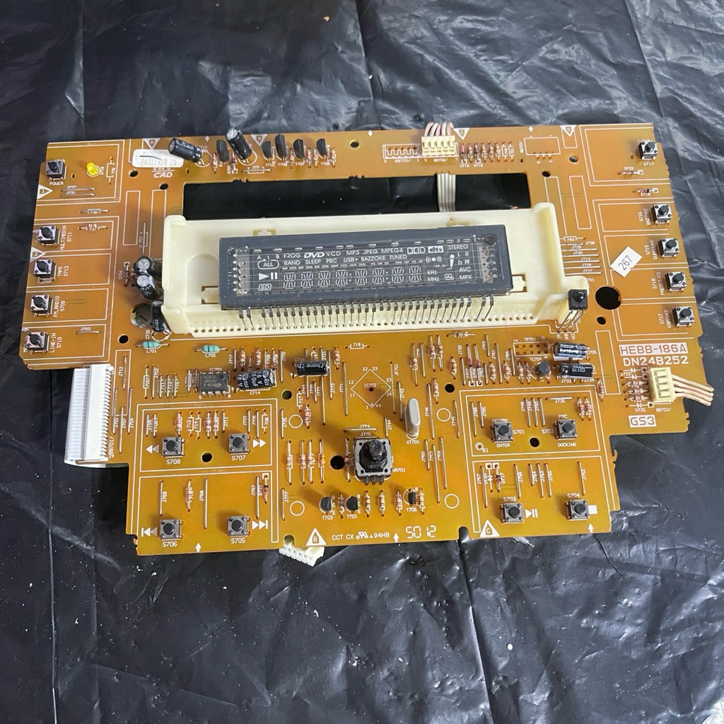 Jual Modul PCB Display Radio Tape Polytron XL 2900 Original Cabutan ...