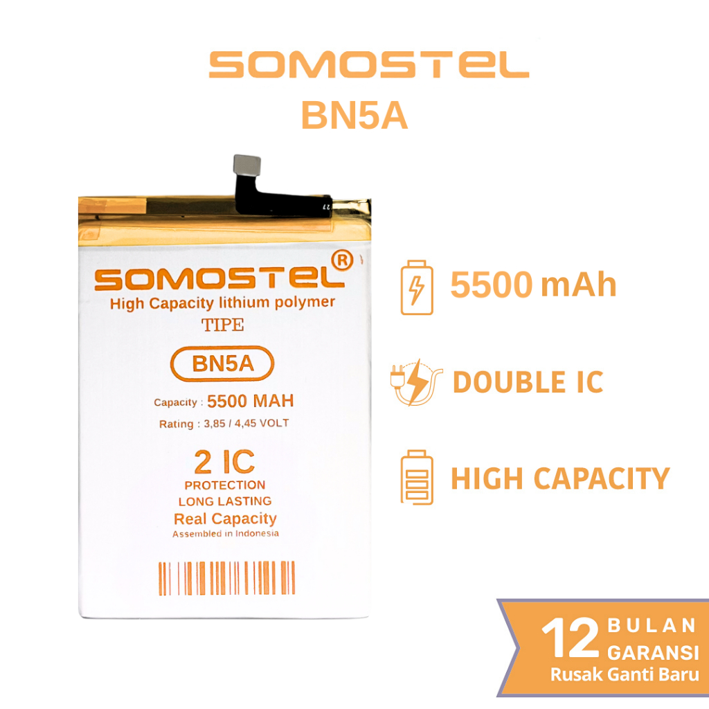 Jual Somostel - BN5A Redmi 10 4G 2022 / Redmi Note 10 5G / Poco M3 Pro ...