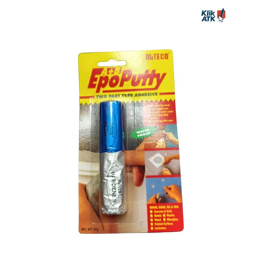 Jual LEM ALTECO LEM EPO PUTTY LEM BESI TAHAN PANAS 50GRAM & 100GRAM ...