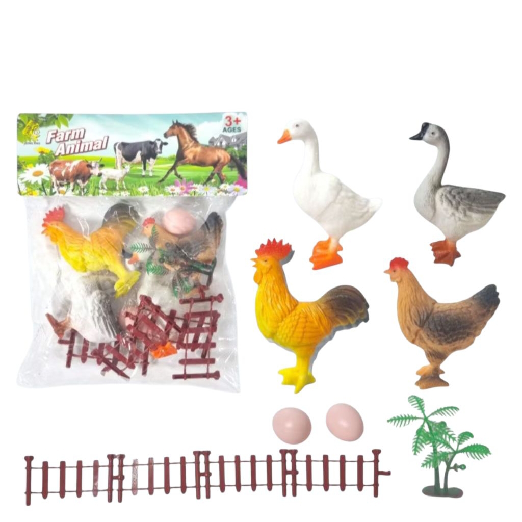 Jual Mainan Edukasi Anak Aneka Binatang/Farm Animal/Satwa/Animal World ...