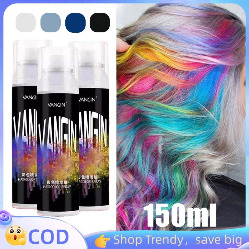 Jual 150ml Hair Color Spray Colour Spray Hair Spray Warna Rambut Non ...