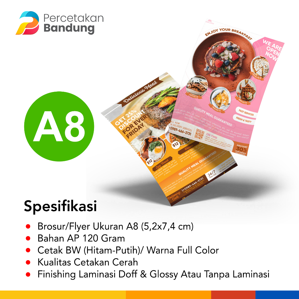 Jual Brosur Custom A8 | Print MEDIA Flyer Promosi | Cetak Brosur Flyer ...