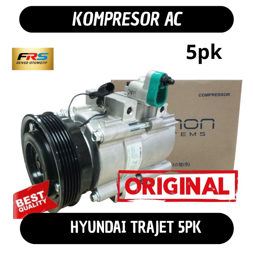 Jual Kompresor AC hyundai Trajet 5pk Compresor AC Hyundai Trajet 5pk ...