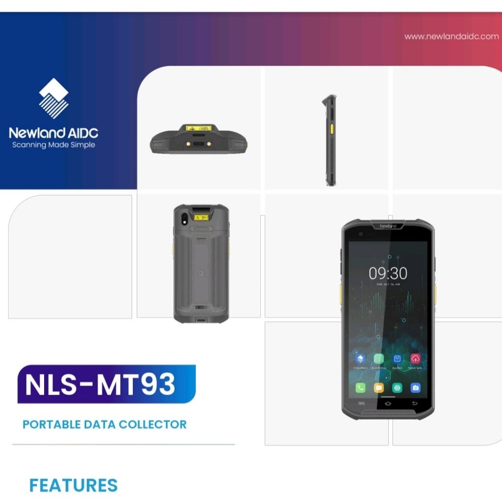 Jual Barcode Scanner Newland NLS - MT93 WiFi & 4G | Shopee Indonesia