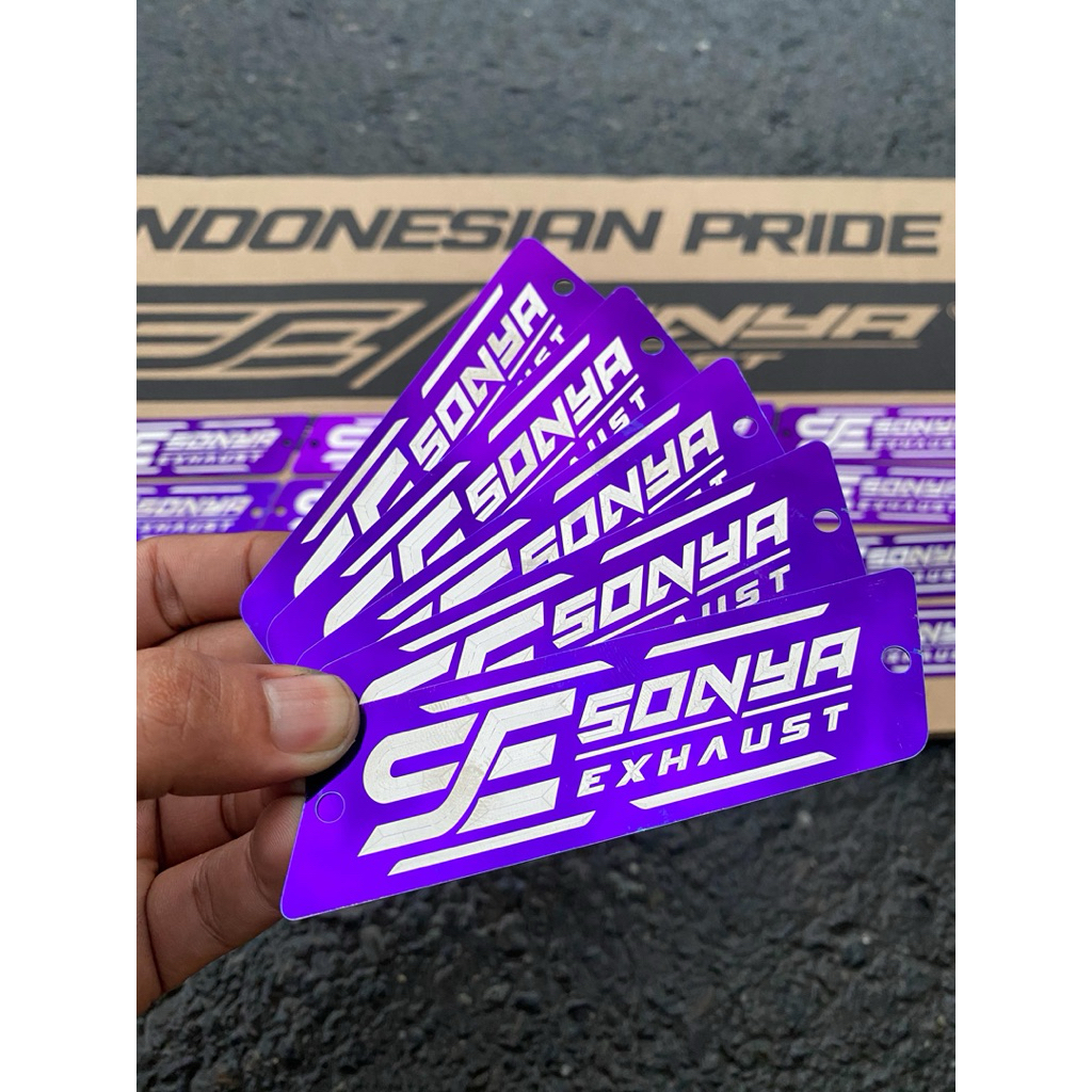 Jual Emblem Logo Knalpot Ala Titanium Original Sonya Exhaust Indonesia ...