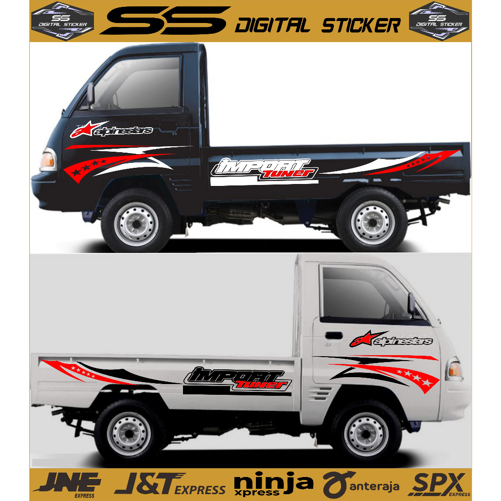 Jual Stiker Stiker Aksesoris Mobil Pick Up T120ss Futura,Grandmax,L300 ...