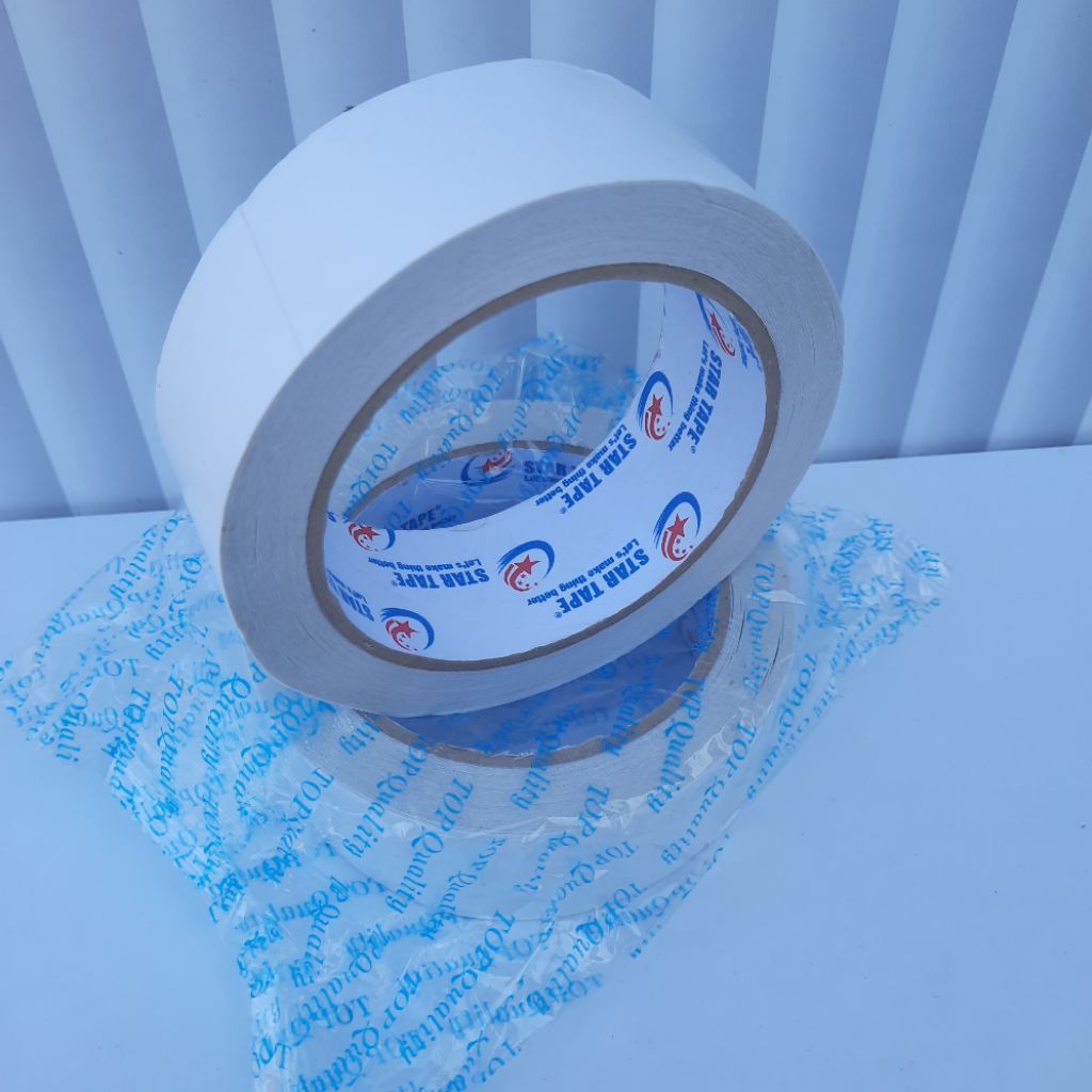 Jual Double Tape Star 35mm x 35 yard//double tape kertas//selotip ...