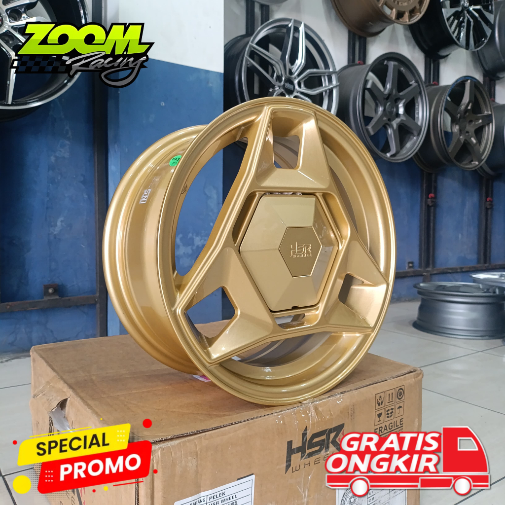 Jual Velg Racing HSR TELU HSR Ring 14 ET36 Cocok Untuk Mobil Wuling Air ...