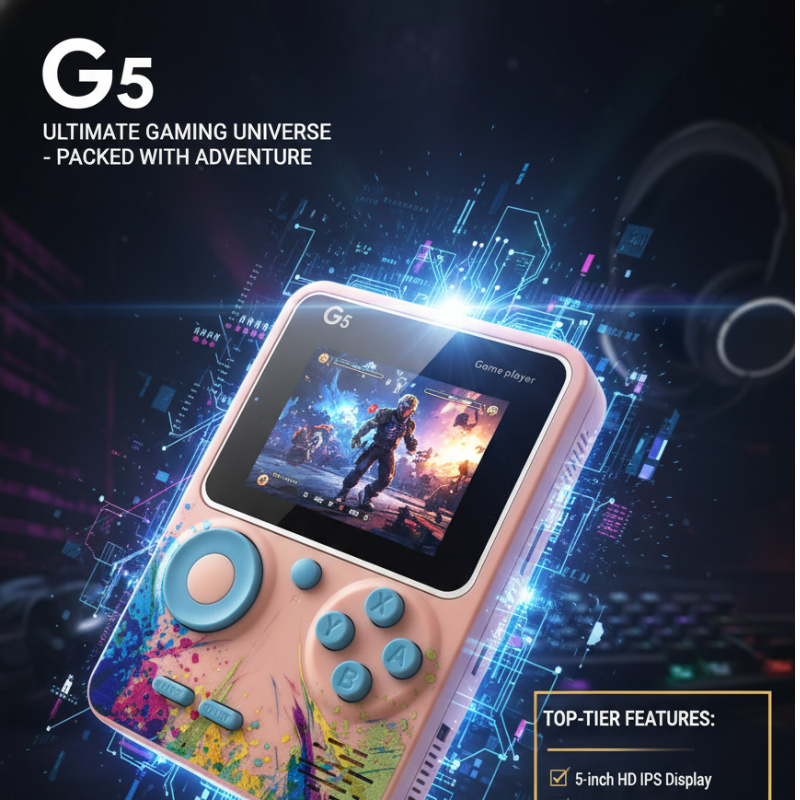 Jual Gamebox G5 Iclude 500 game Nintendo Console Connect to TV Gameboy ...