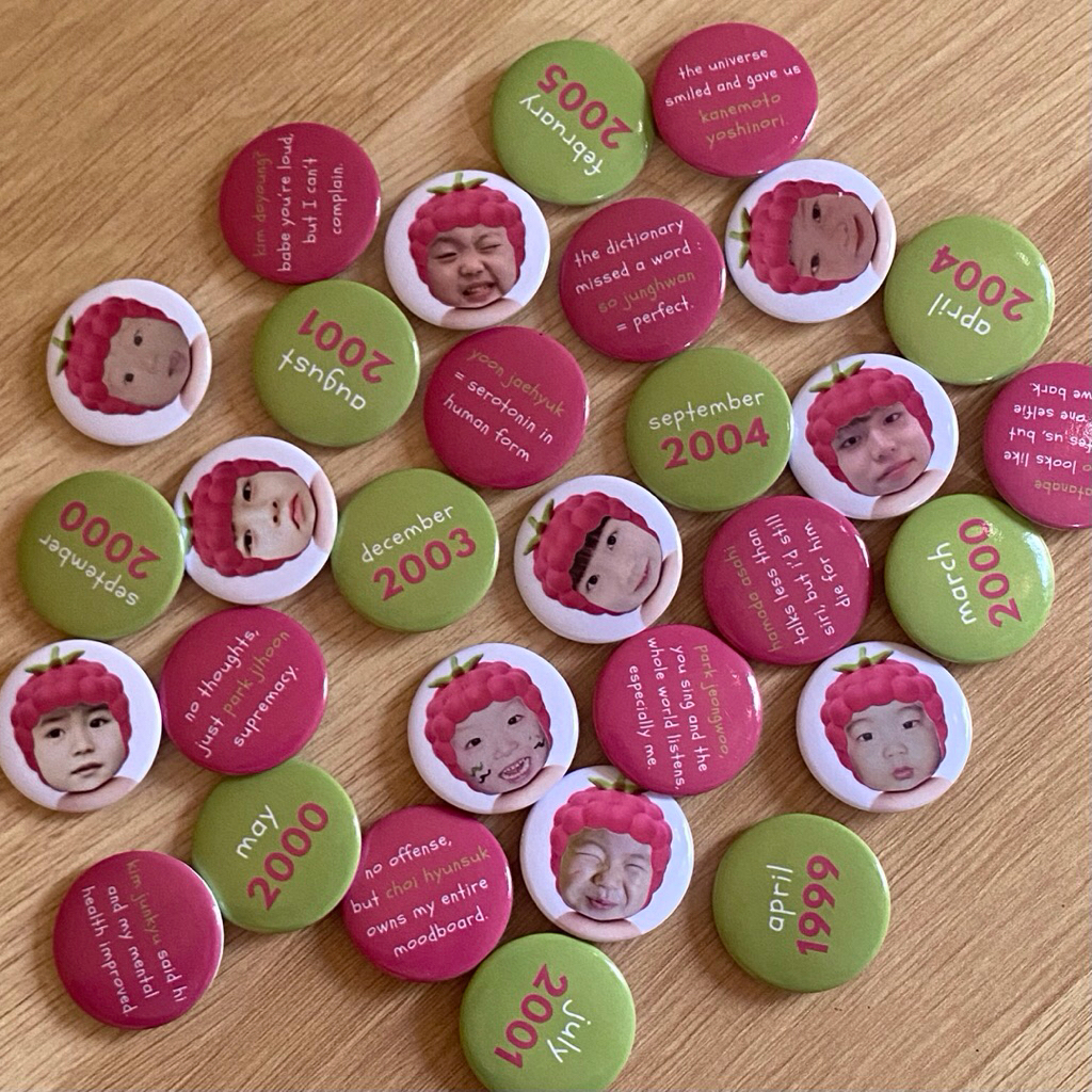 Jual pin button kpop baby treasure set (hyung line) | Shopee Indonesia