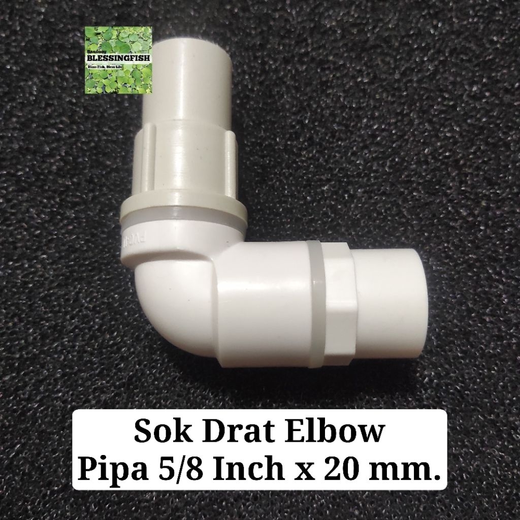 Jual Sok Drat Elbow Pipa 20mm x 5/8 Inch Soket Drat Elbow Pipa 5/8 Inch ...