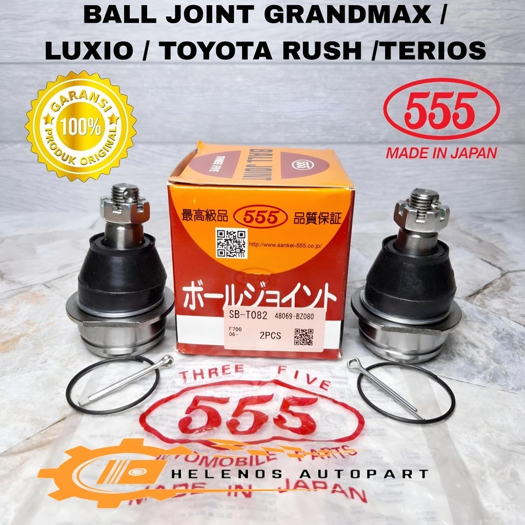 Jual BALL JOINT GRANDMAX / LUXIO / TOYOTA RUSH /TERIOS ORIGINAL 555 ...