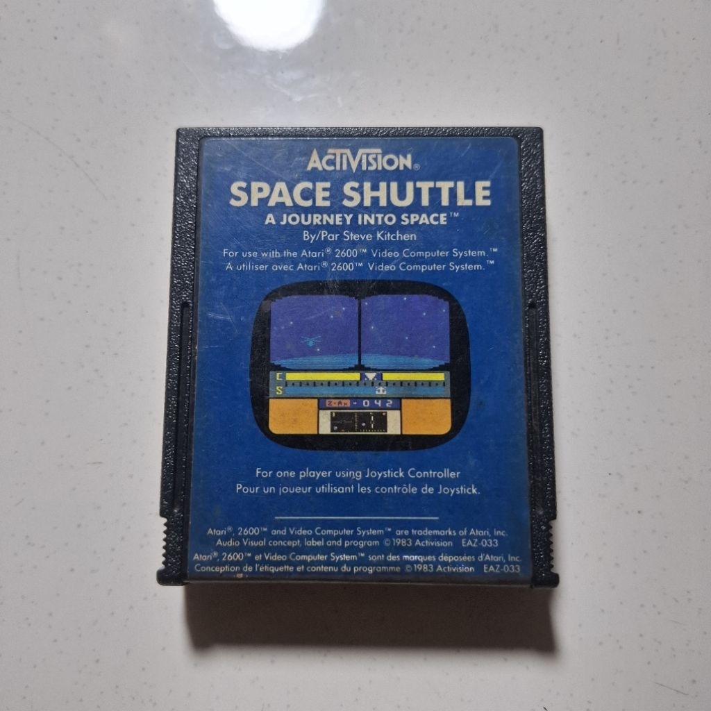 Jual Kaset Game Atari 2600 Space Shuttle Second Original | Shopee Indonesia