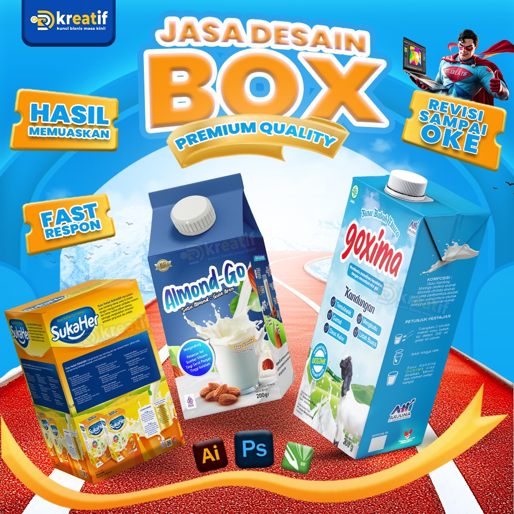Jual Jasa Desain Kemasan Produk, Box, Label & Stiker Profesional | Dr ...