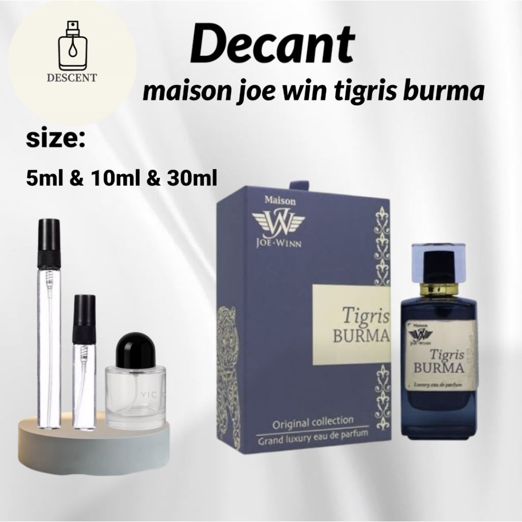 Jual Fragrance maison joe winn tigris burma decant 5-30ml (30ml only ...