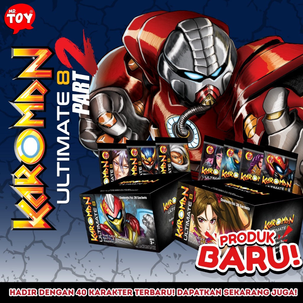 Jual NEW KAROMAN ULTIMATE 8 (MIX PART 1 DAN PART 2) - BOX | Shopee ...
