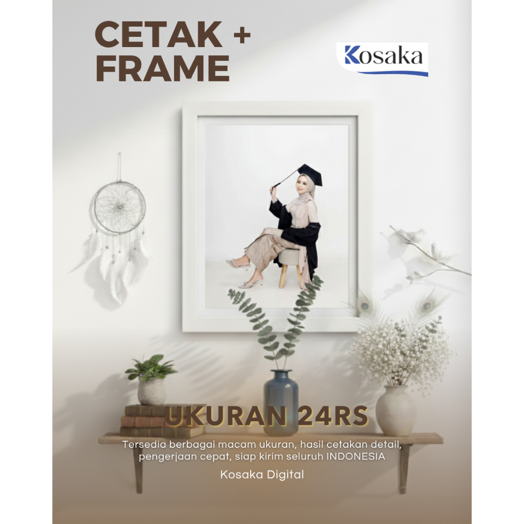 Jual Cetak Foto + Frame Ukuran 24RS Double Frame | Cetak Foto Ukuran ...