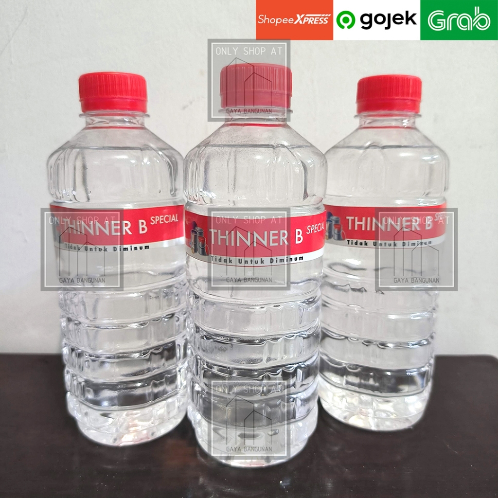 Jual Thinner B Special Botol 500ml / Pengencer Cat Kayu (Instant ...