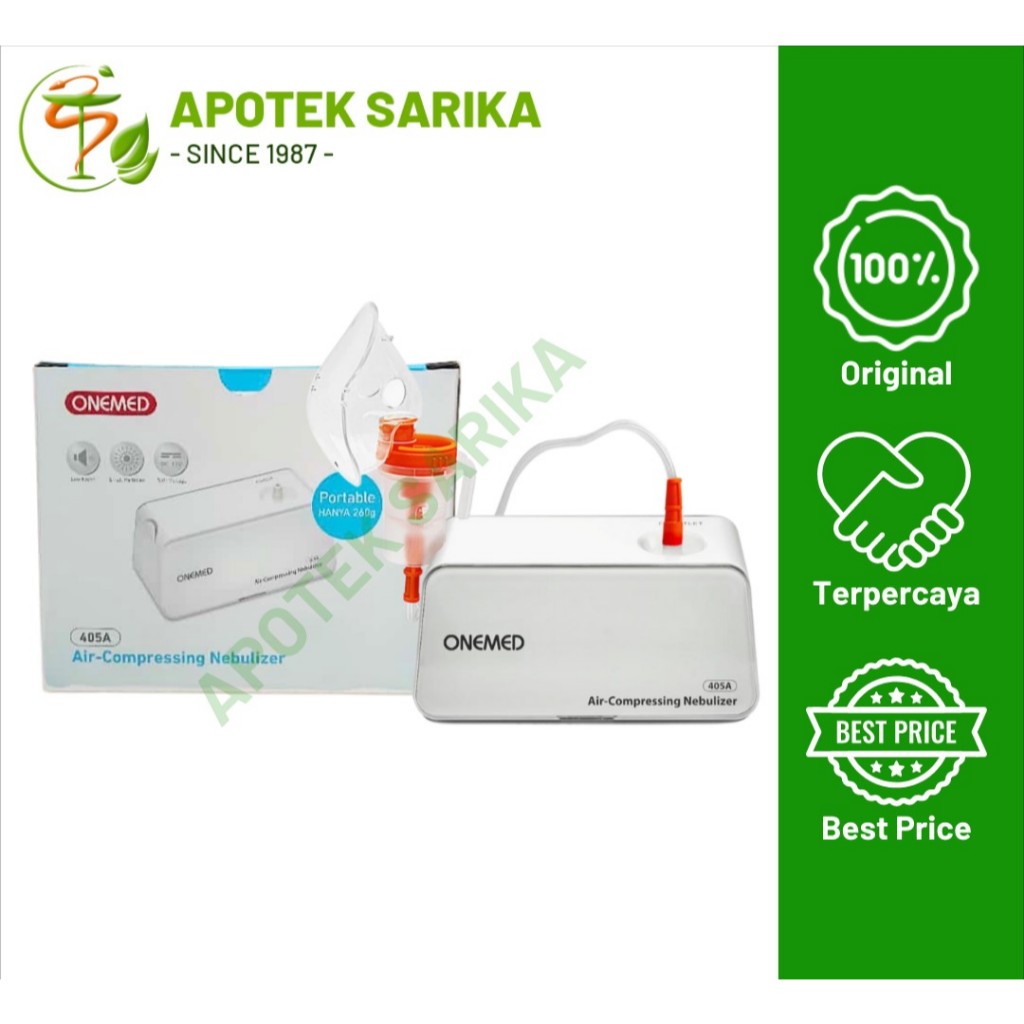 Jual Onemed Nebulizer 405A Air Compressing Nebulizer Alat Uap Inhalasi ...