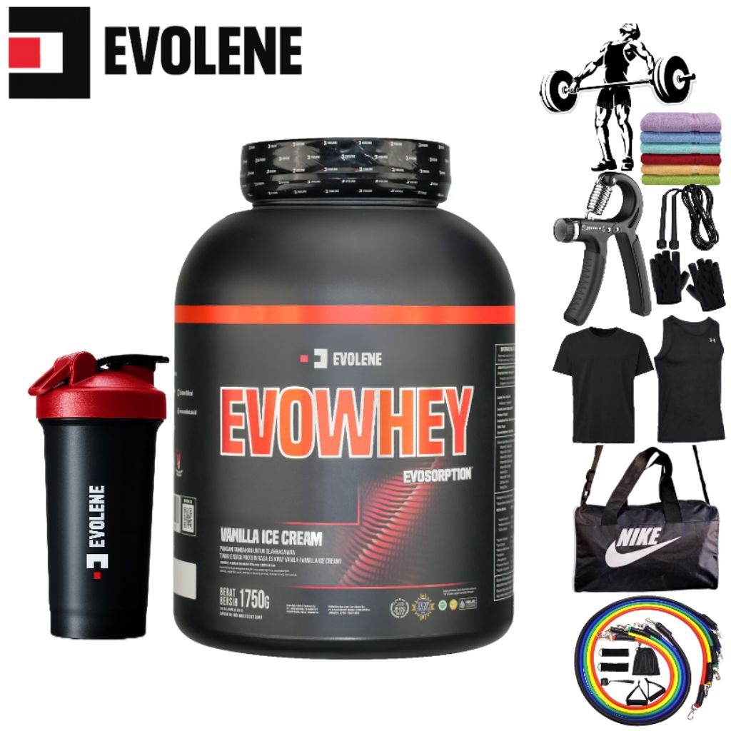 Jual Evolene - Evowhey 50x Serving Susu Whey protein Cutting Diet ...