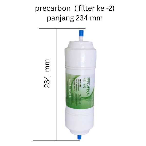 Jual Pre Carbon 8''234mm Filter AIR untuk Mesin RO Advance DAN COWAY ...