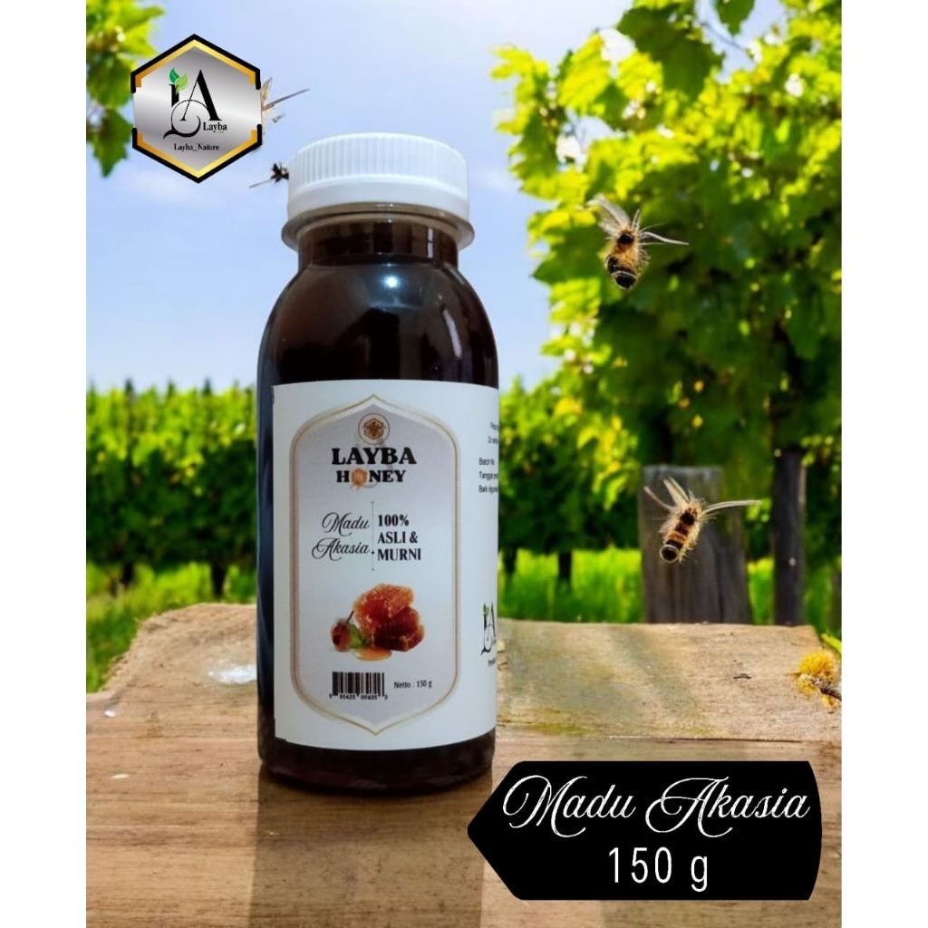 Jual PROMO Layba Honey madu murni Akasia Carpa 150 gram 100% ASLI tanpa ...