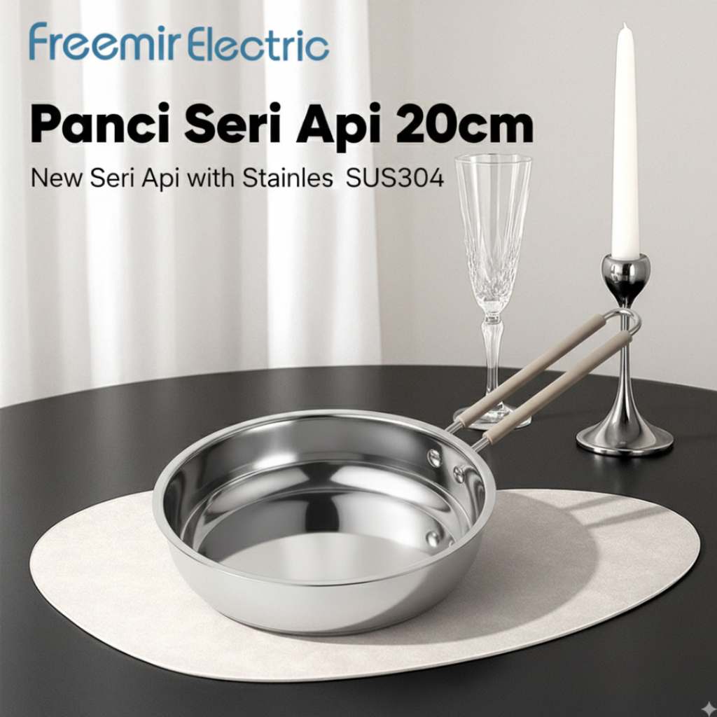 Jual [SERI API] freemir electric Panci Penggorengan Frypan 20cm ...