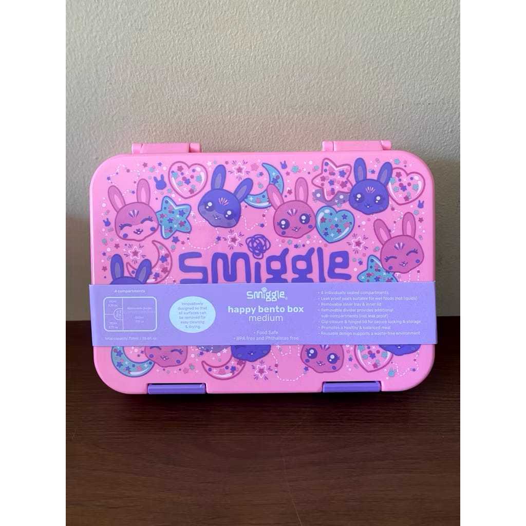 Jual Lunch Box Smiggle Tempat Makan Smiggle Anti Tumpah 758ml Bpa Free ...