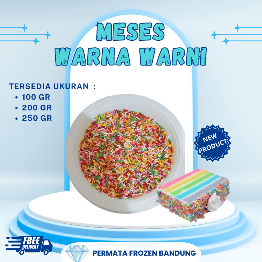 Jual Holden Meses Coklat Butir 100 Gr / Mesis / Seres Sprinkles Warna ...