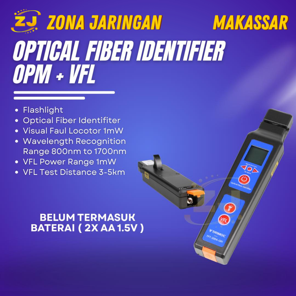 Jual Tarmoc TFT-3304-OFI | Optical Fiber Indentifier OFI + VFL : 1mW ...